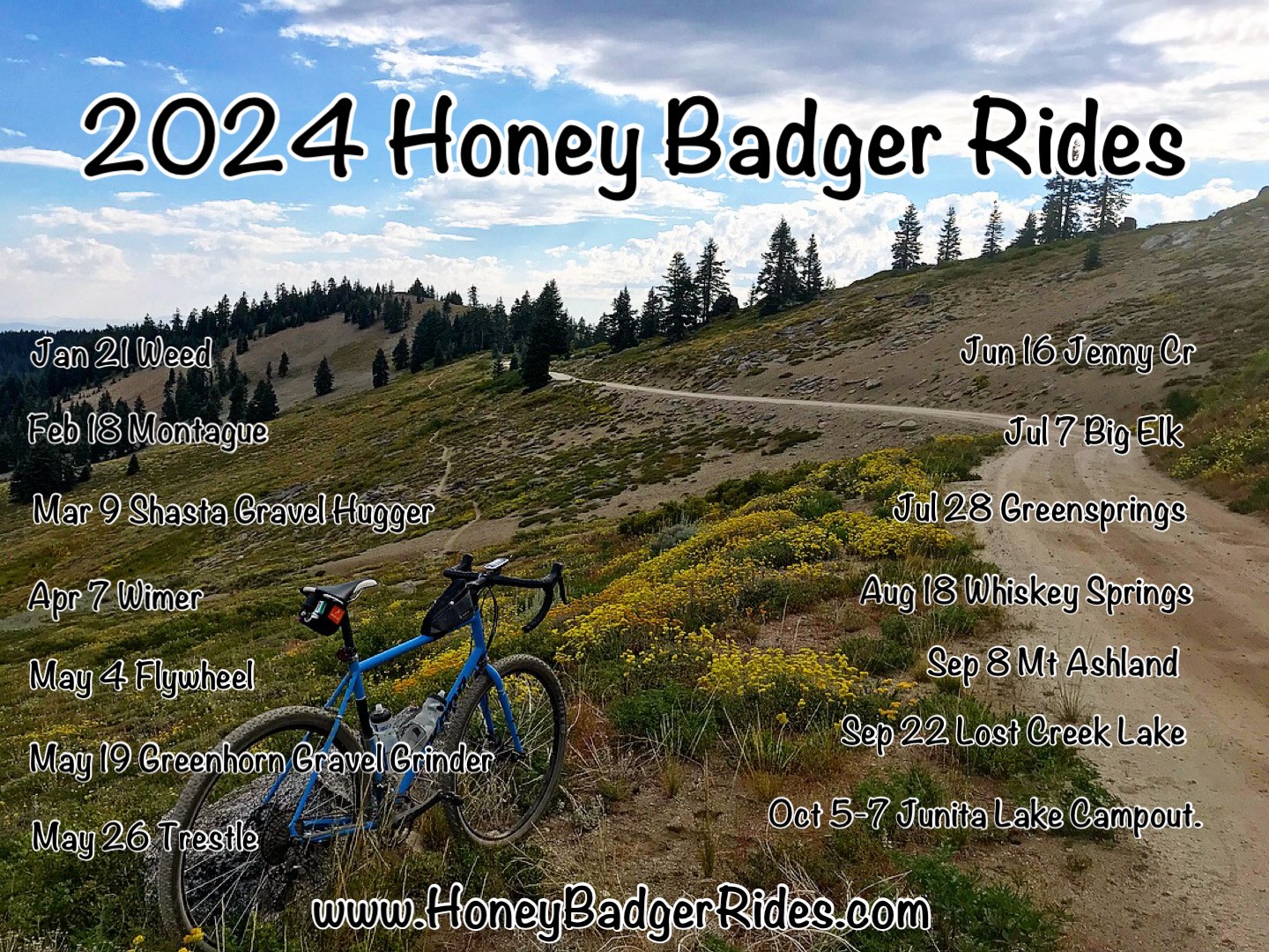 Facebook, Lost Creek, and Excused Absences. – Honey Badger Rides